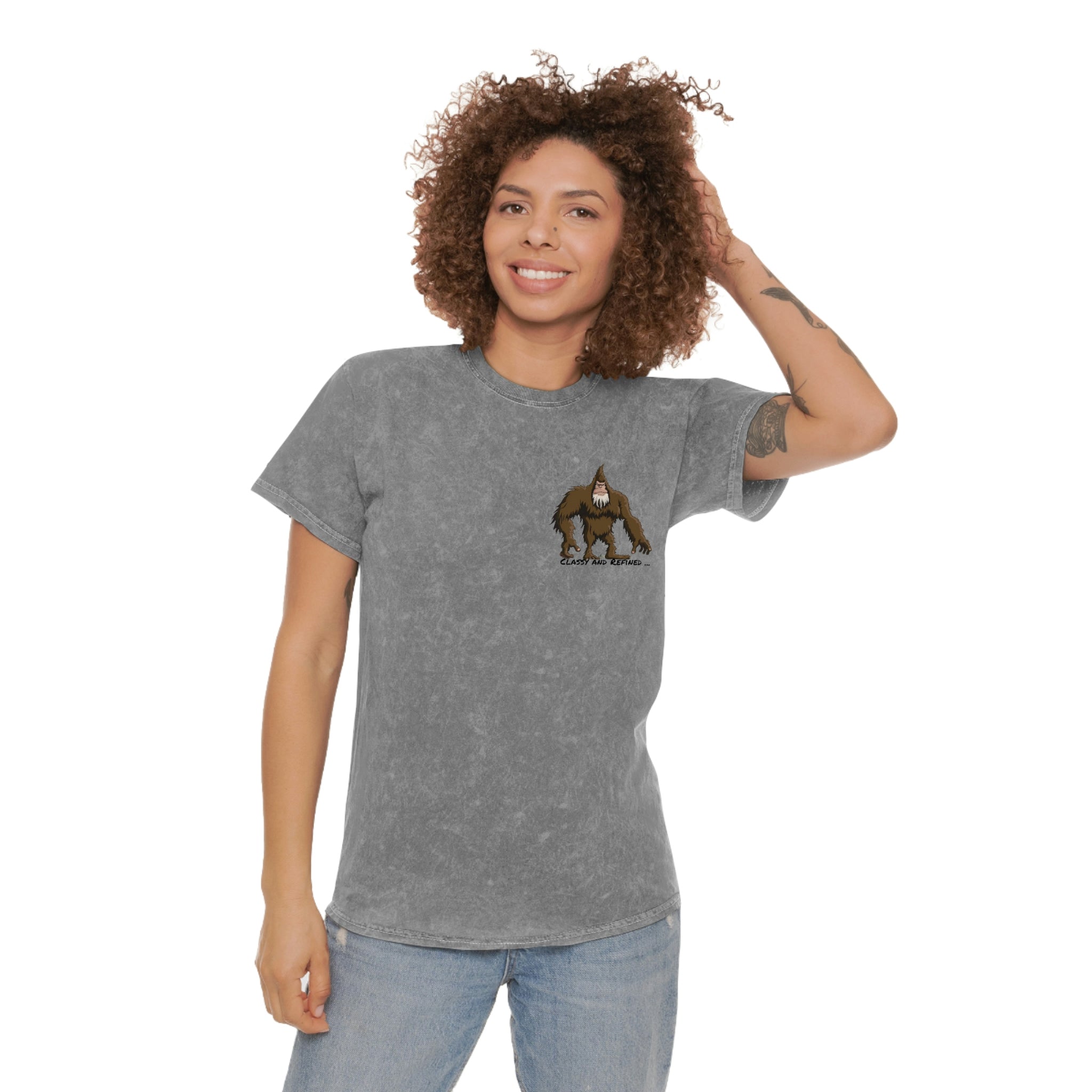 Classy and Refined - Sasquatch Mineral Wash T-Shirt – APS Art Work ...